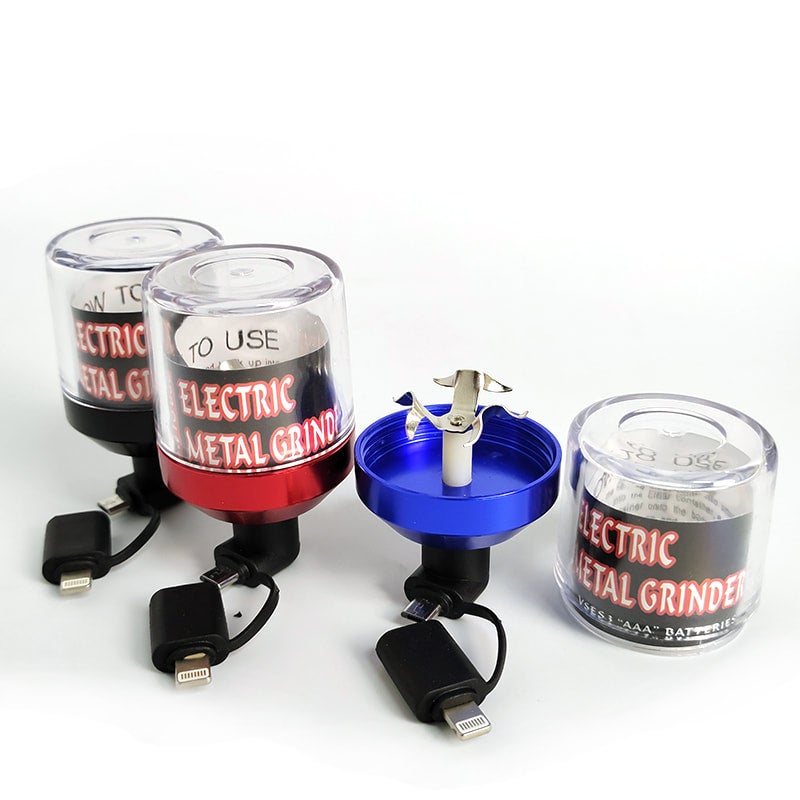 Electric Dry Leaves Bud Buster Grinder | THE MOTLEY MARKET